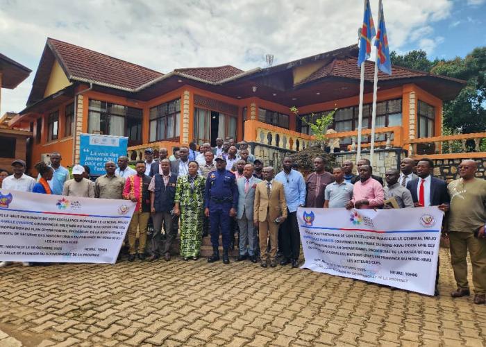 Nord-Kivu : Guy Kibira présente le plan opérationnel provincial au gouvernement et partenaires ...